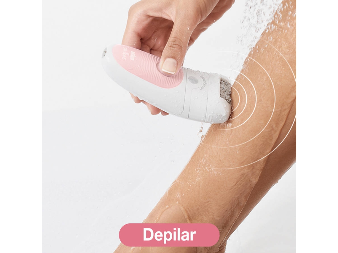 Depiladora BRAUN 5-875 SILK5 (Arranque - Multi-zonas - Recarregável ...