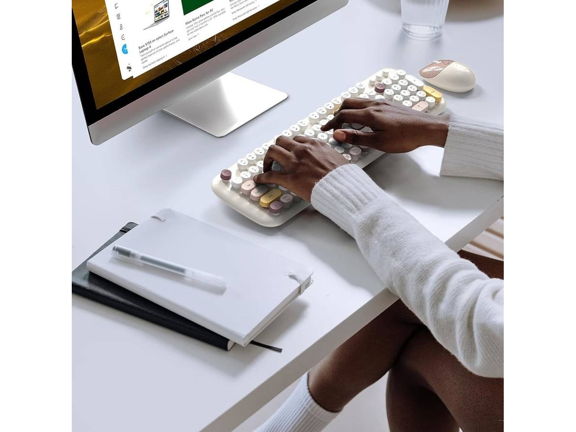 Conjunto Teclado e Rato Mkplus Série StyleWriter TG8118KAZUO | Worten.pt