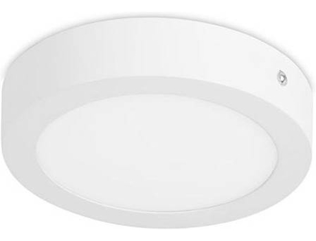 Painel de Teto FORLIGHT Ip20 Easy Round Surface Ø300Mm Led 22W (Branco ...