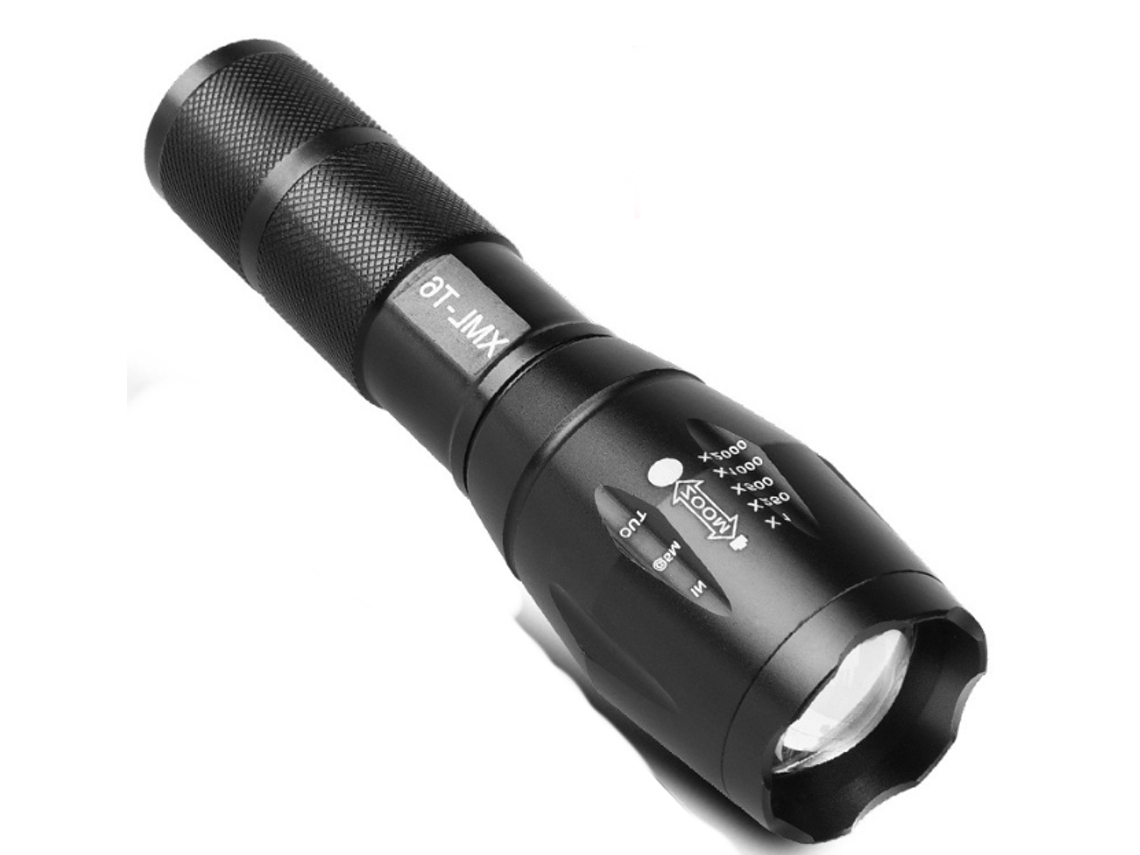 Lanterna Led Alimentada Por Bateria Lanterna Tática Super Brilhante de ...