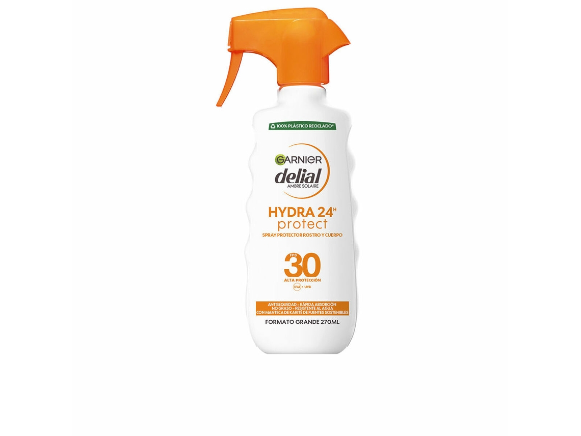 Protetor Solar Corporal em Spray Garnier Hydra 24 Protect Spf 30 270 Ml ... Protetor Solar Corporal em Spray Garnier Hydra 24 Protect Spf 30 270 Ml ...