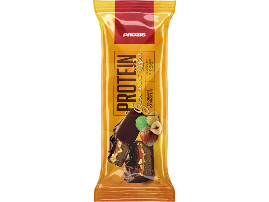 Protein Gourmet Bar PROZIS Chocolate e Avelãs (80 gr) | Worten.pt
