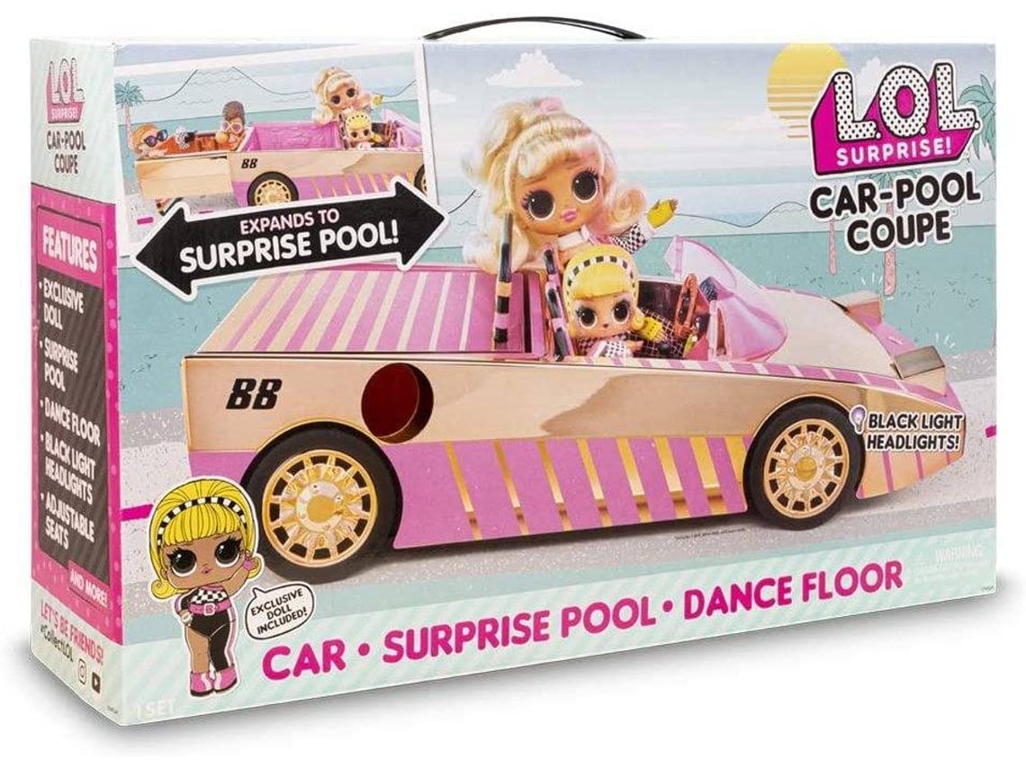 Carro Veiculo LoL Surprise Car Pool Coupe Com Boneca LOL ... Carro Veiculo LoL Surprise Car Pool Coupe Com Boneca LOL ...