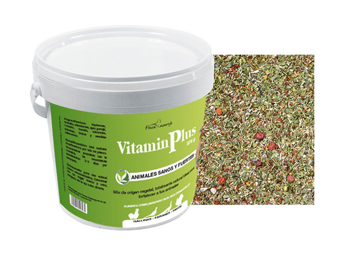 VitaminPlus - Mix de plantas. Fortalece las defensas de gallinas y otras aves de corral - 750 g ...