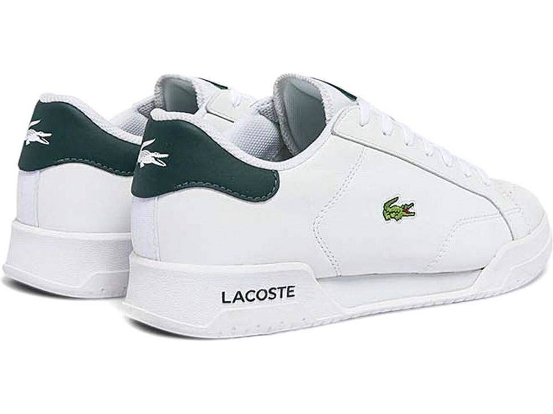 Ténis LACOSTE Twin Serves Pele Homem (45 - Branco) | Worten.pt