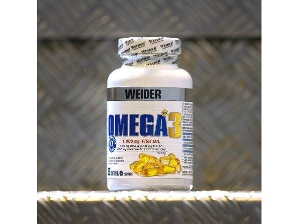 Suplemento Alimentar WEIDER Omega 3-Epa e Dha + Enriquecido com ...