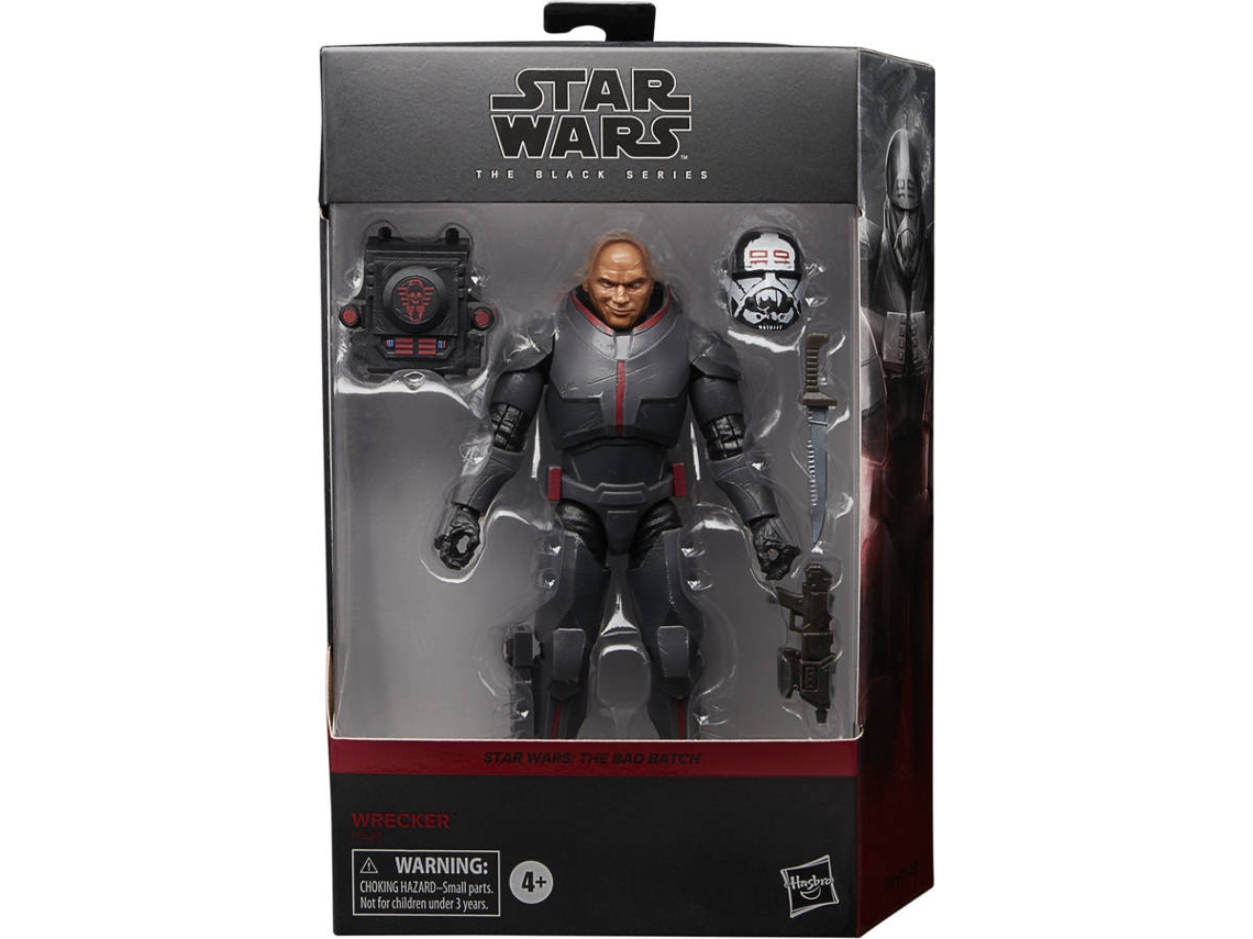 Figura de Brincar HASBRO Wrecker De Star Wars The Black Series (Idade ...