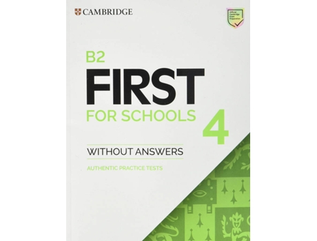 Livro B2 First For Schools 4. Student'S Book Without Answers. de ...
