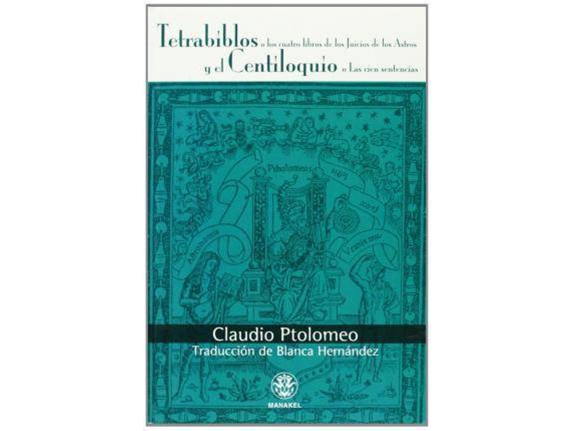 Livro Tetrabiblos Y El Centiloquio de Claudio Ptolomeo (Espanhol ...