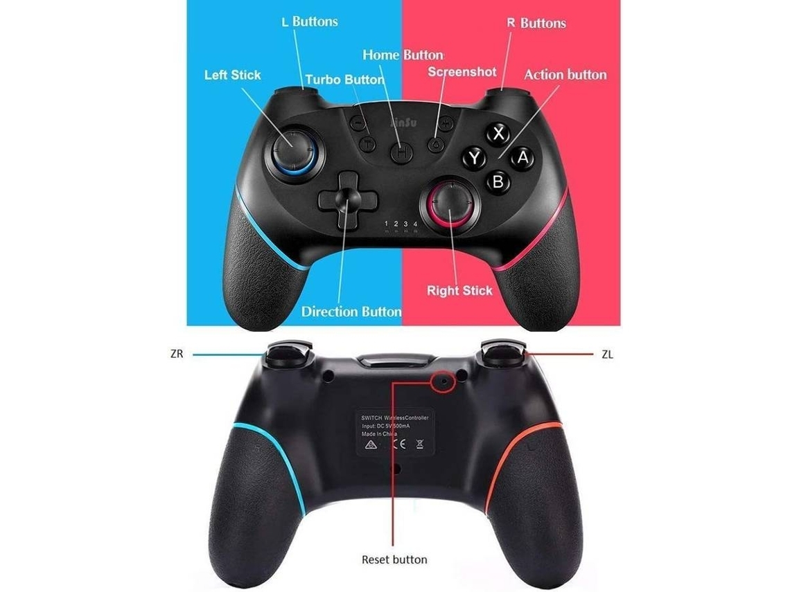 Comando Nintendo Switch Pro ENZONS Bluetooth | Worten.pt