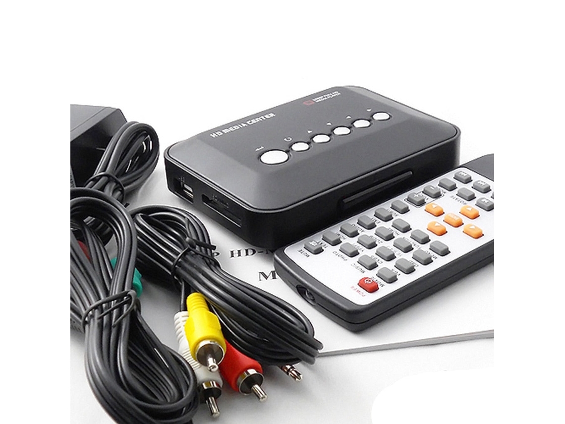 Controlador Remoto Player Mini Full Hd1080P Mkv Hdd Hd Media Player ...