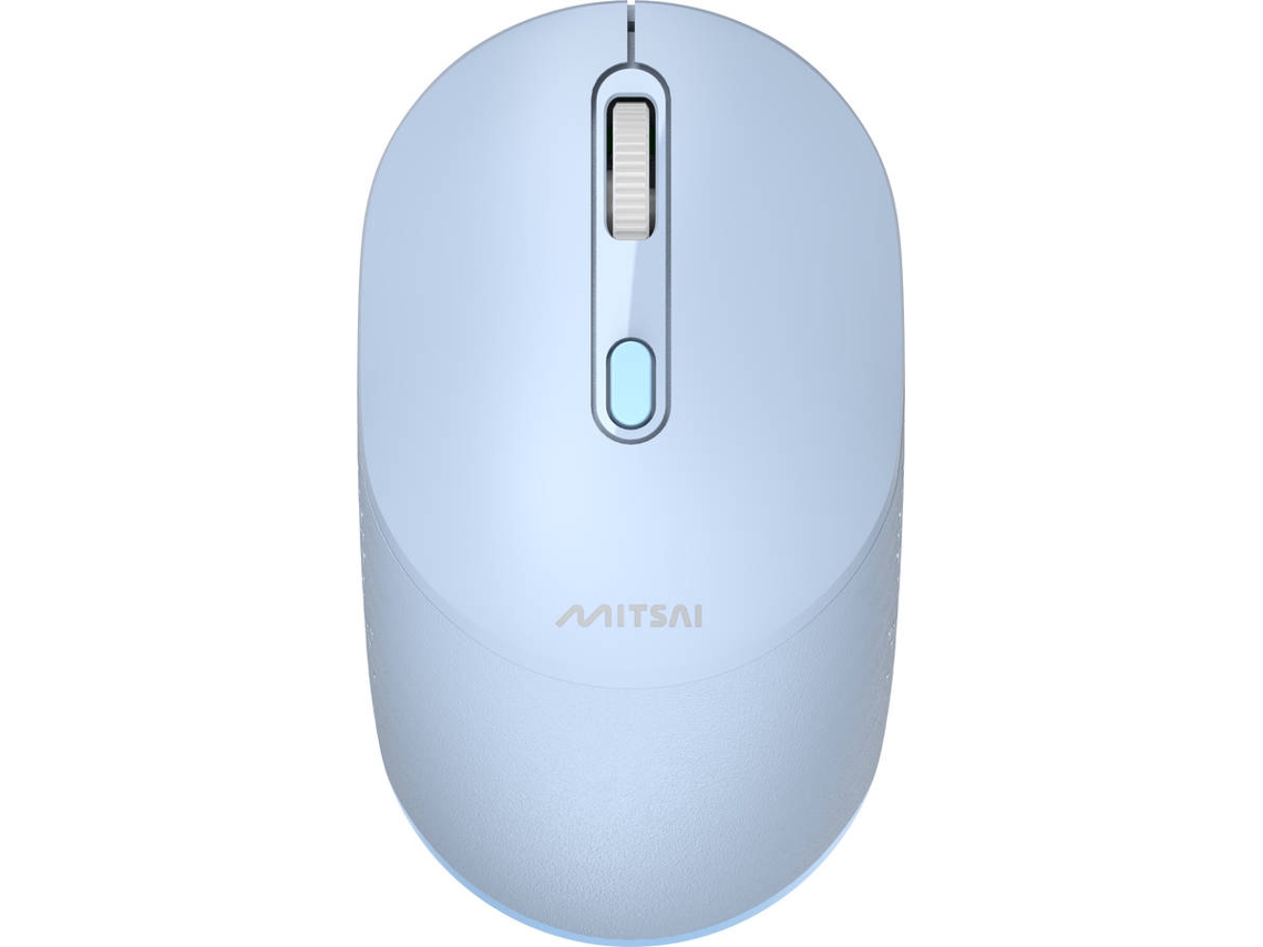 Rato MITSAI Portable (Wireless - Casual - 1600 dpi - Azul) | Worten.pt