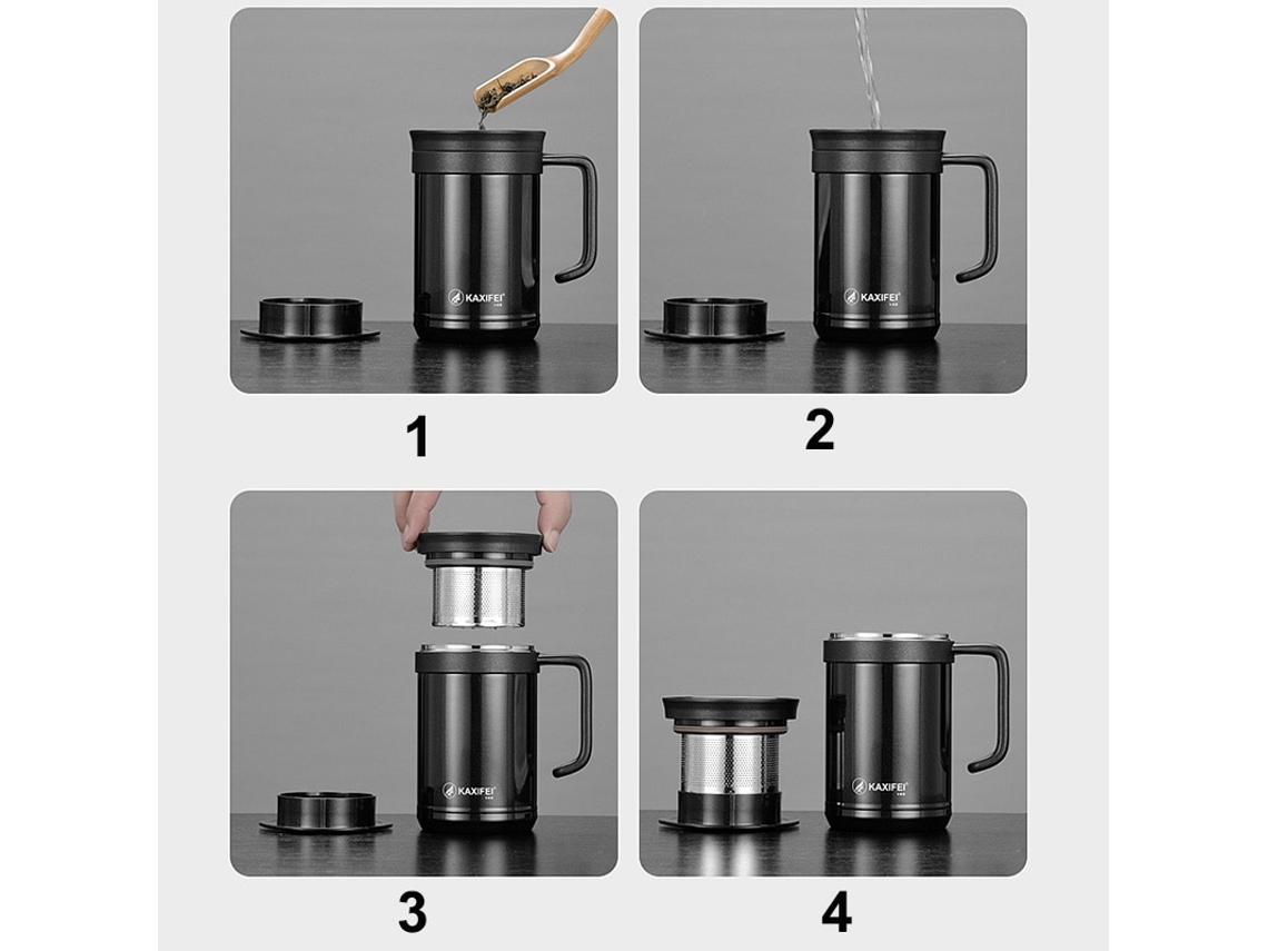 Caneca XGF 3pcs soprado à mão Proteína de soro de leite dupla canecas de café 85ml, vidro ...