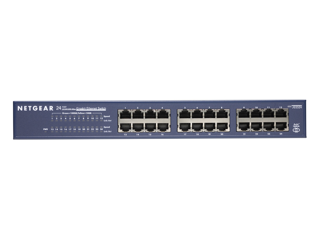 Switch NETGEAR JGS524-200EUS 24-portas 10/100/1000 | Worten.pt