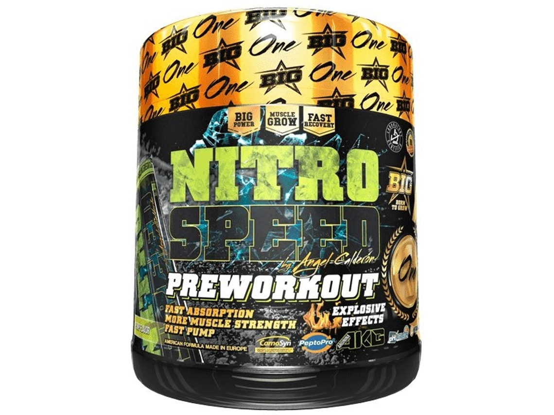 Suplemento Alimentar BIG Nitro Speed Pre Workout (350 Gr - Pump ...
