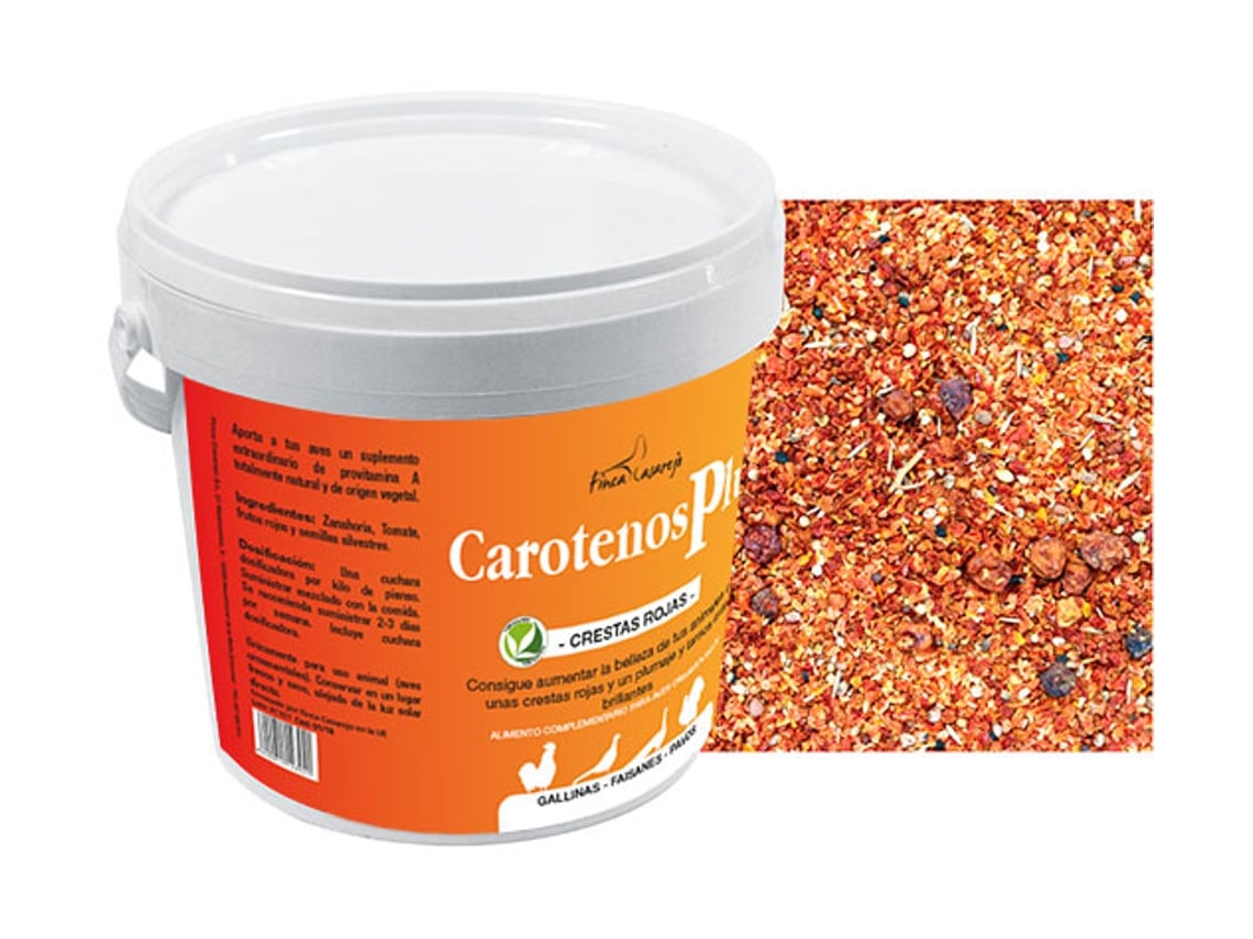 Carotenos Plus - Mix de plantas, semillas y vegetales deshidratados para aves de corral ...