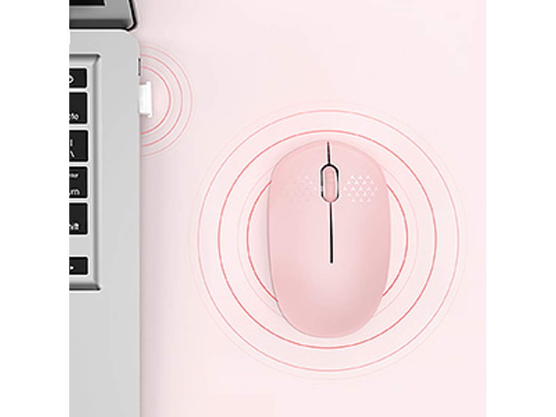Rato Sem Fio, Rato Silencioso 2.4G Com Receptor Usb - Visto Rato De ...