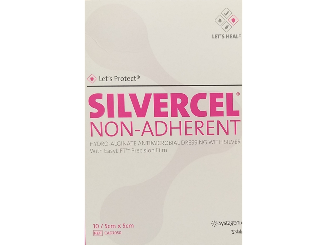 Penso CORMÉDICA Prata Não Aderente Silvercel Na Hidro-A (11X11cm - 10 ...