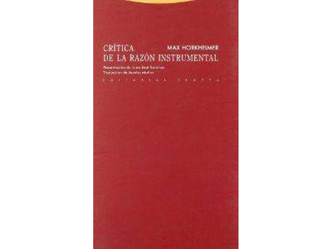 Livro Critica Razon Instrumental de Max Horkheimer (Espanhol) | Worten.pt