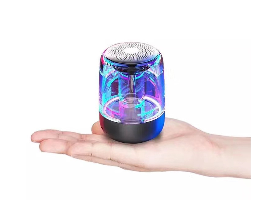 Alto-Falante Bluetooth Transparente Alto-Falante Sem Fio Bluetooth 5.0 ...