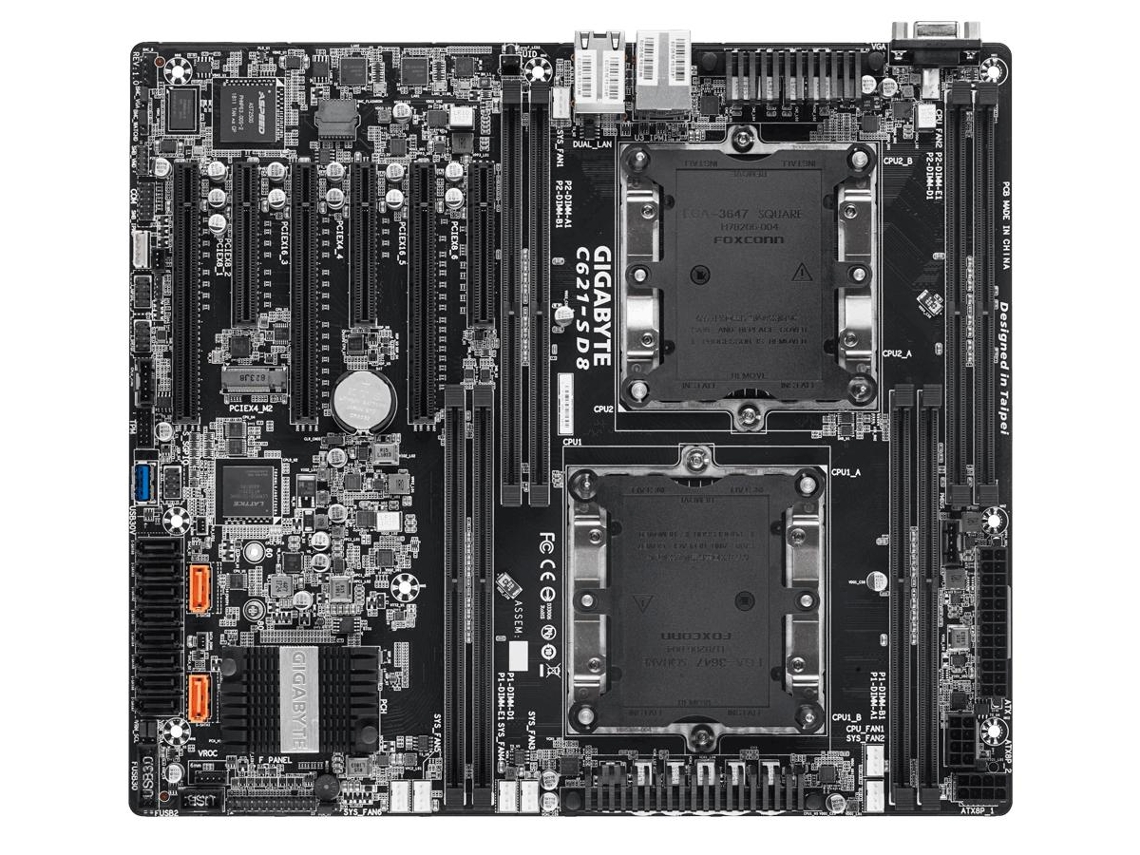 Motherboard GIGABYTE C620-SU8 (Socket LGA 3647 (Socket P) - Intel C621 ... Motherboard GIGABYTE C620-SU8 (Socket LGA 3647 (Socket P) - Intel C621 ...