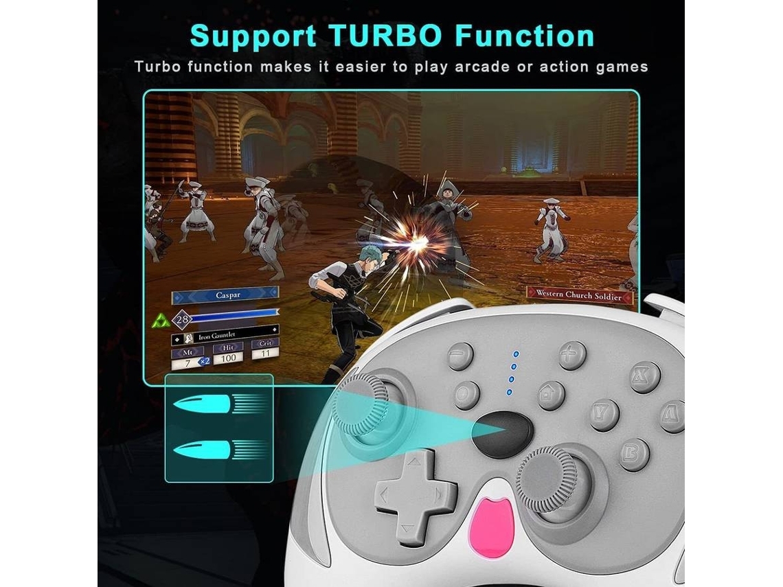 Comando Nintendo Switch Pro ENZONS Azul | Worten.pt