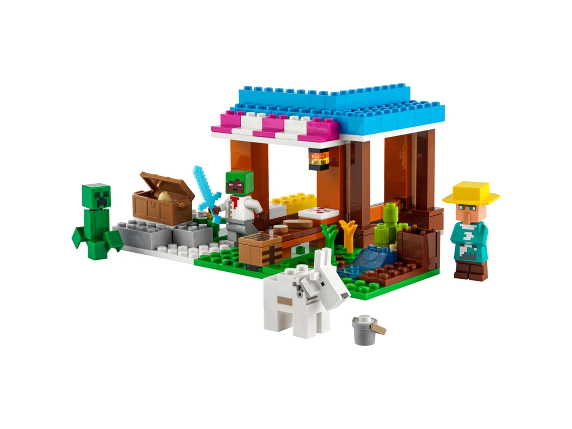 LEGO Minecraft A Padaria 21184 (Idade Mínima: 8 Anos - 154 Peças ...