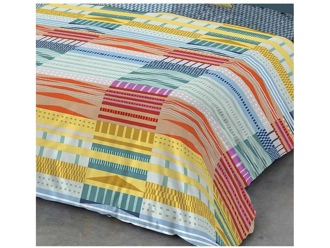 Capa de Edredão COTTON ARTEAN Polinesia (Multicor - 260x260 cm ...