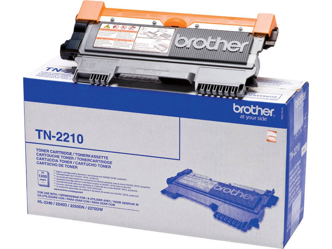 Toner BROTHER TN2210 Preto | Worten.pt