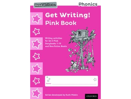Livro read write inc. phonics: get writing! pink book pack of 10 de ...