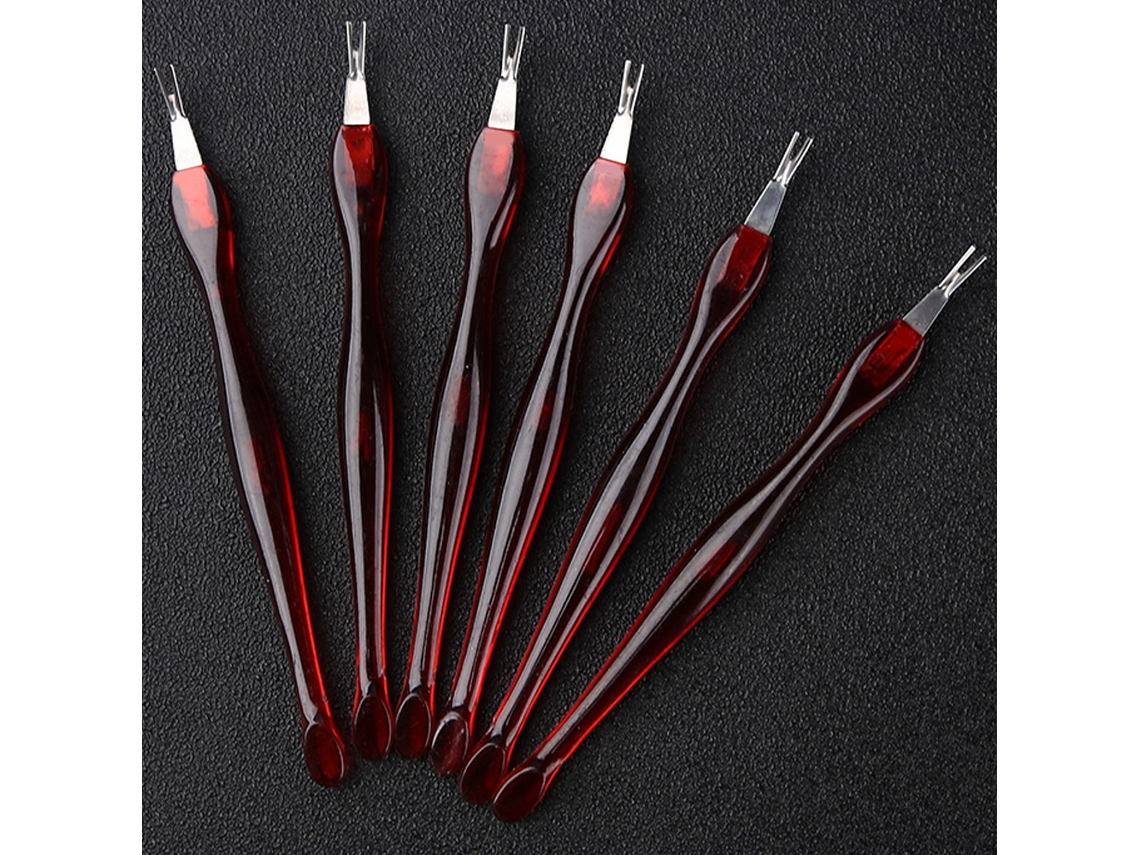 10 Unidades de Aparador Removedor de Cutícula Empurrador Garfo para ...