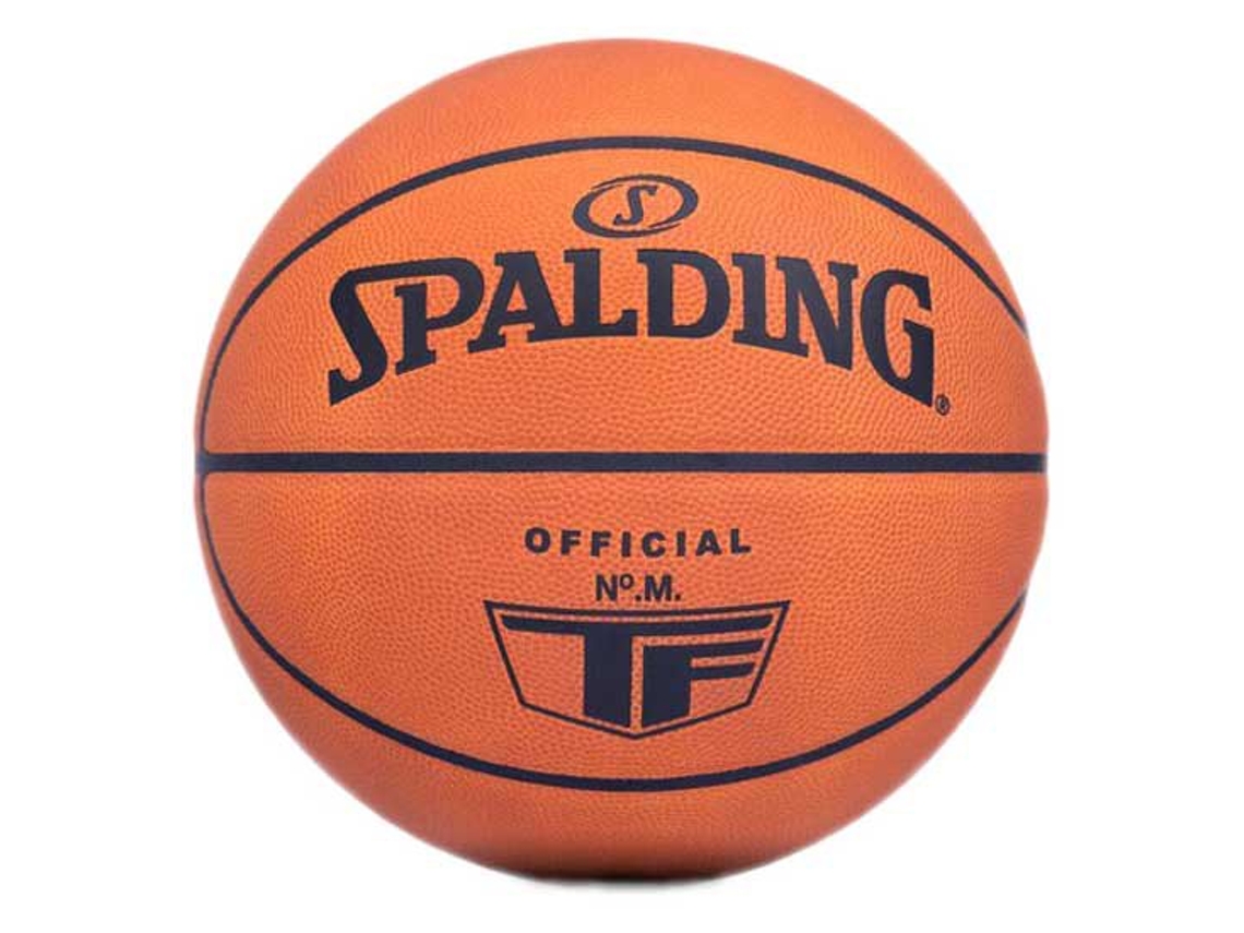 Bola de Basquetebol SPALDING tf model m leather (Laranja) | Worten.pt