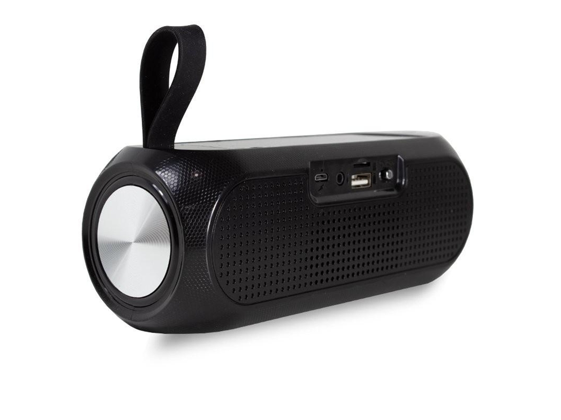 Coluna Portátil Bluetooth Cool Glasgow Black 10W com Painel Solar ...