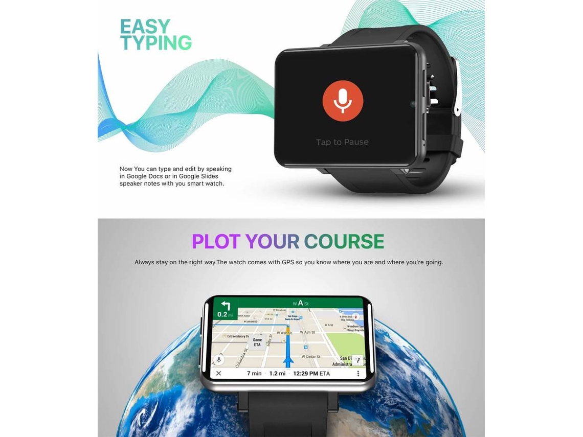 Smartwatch CHRONUS DM100/211-XW2 Prateado | Worten.pt