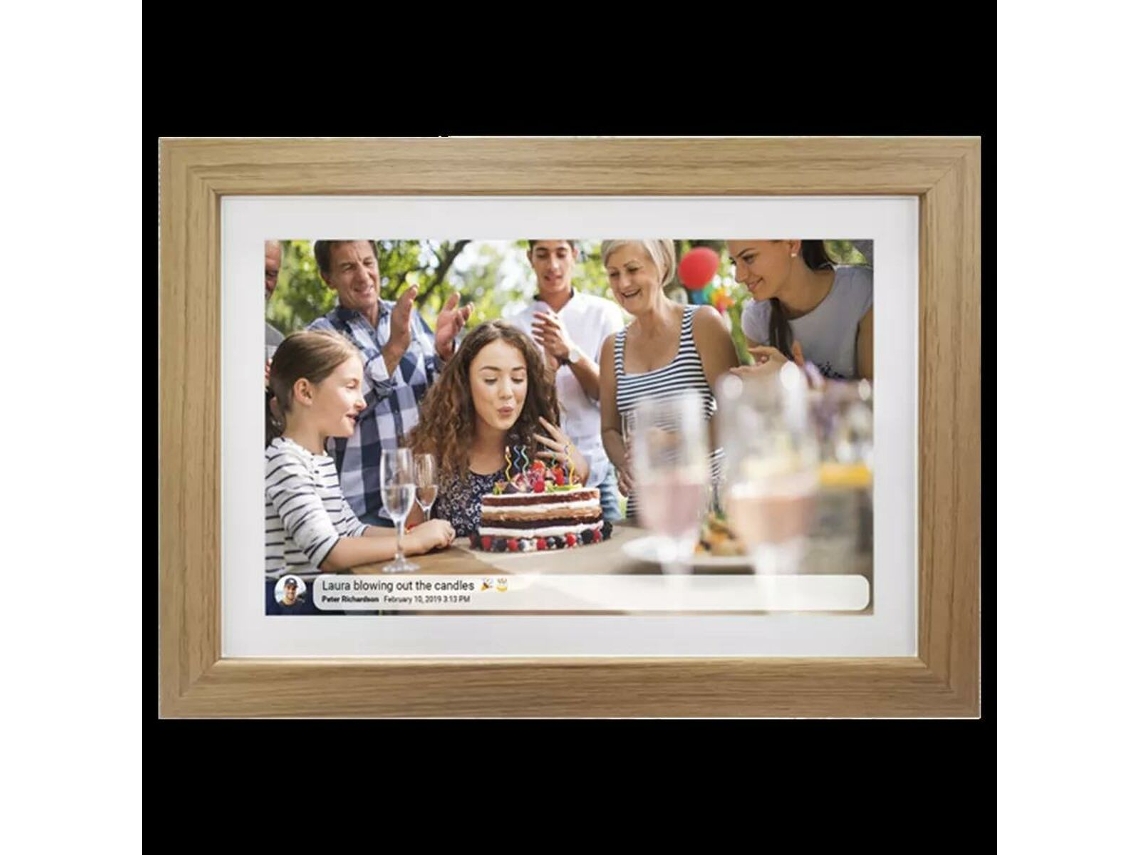 Moldura de Fotos Digital DENVER ELECTRONICS Pff-1042Lw Wi-Fi | Worten.pt