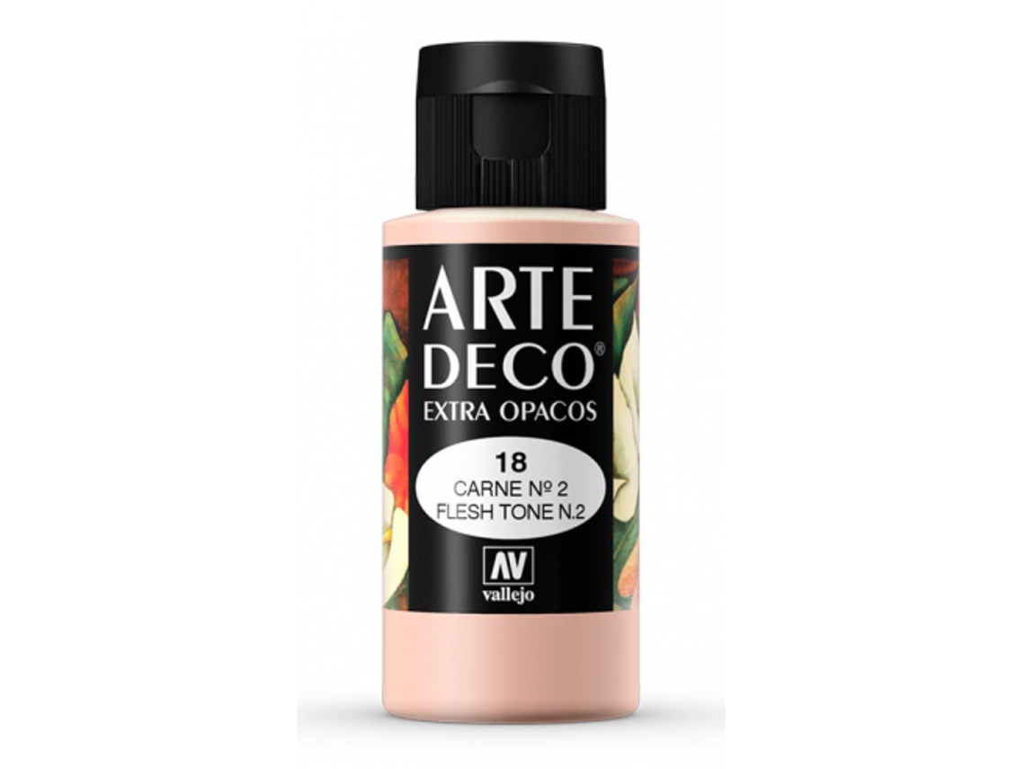 Tinta Acrílica Arte Deco Vallejo 60 Ml (Carne 18) | Worten.pt