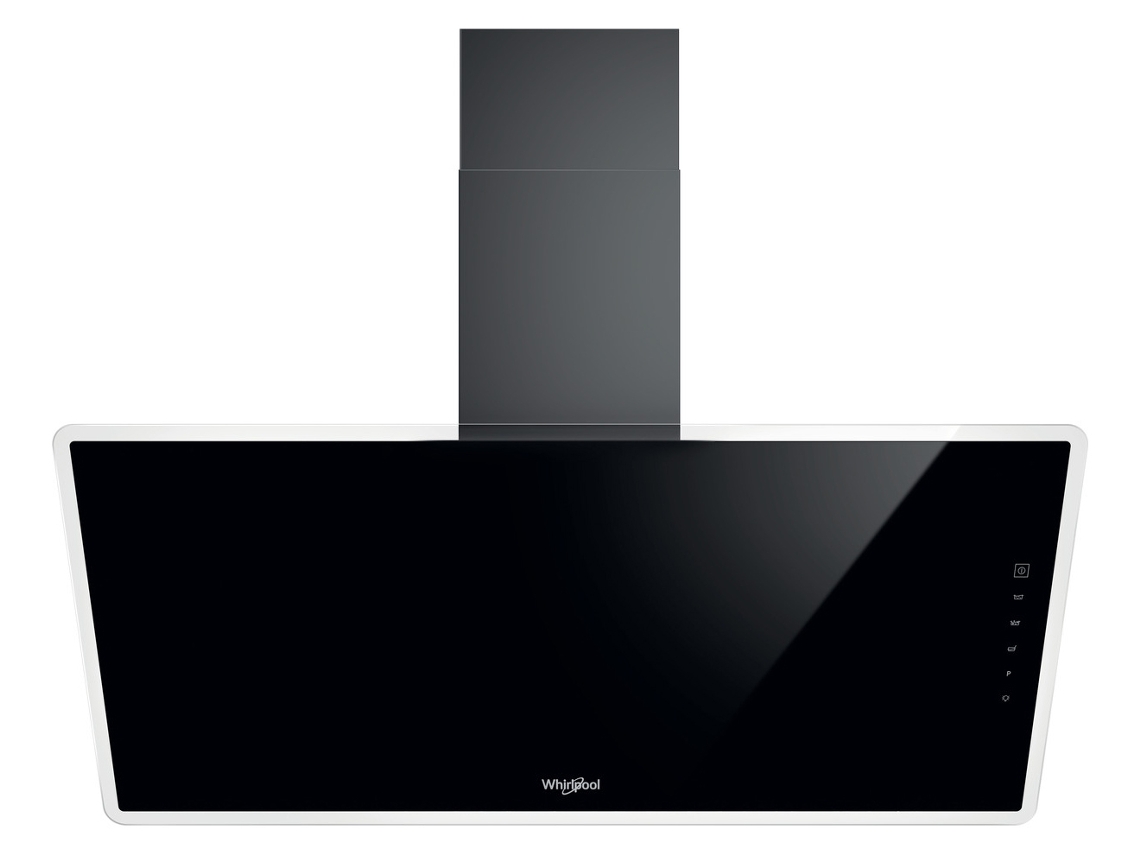 Exaustor WHIRLPOOL WHVF 93F LT K 90 (580 m3/h - 89.8 cm - Preto ...