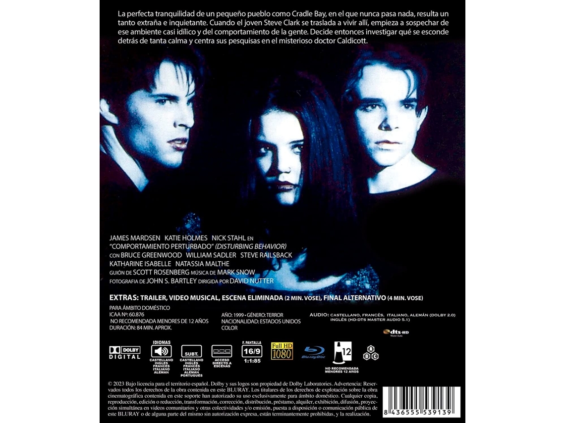 Blu Ray Disturbing Behavior 1999 - Comportamiento Perturbado | Worten.pt