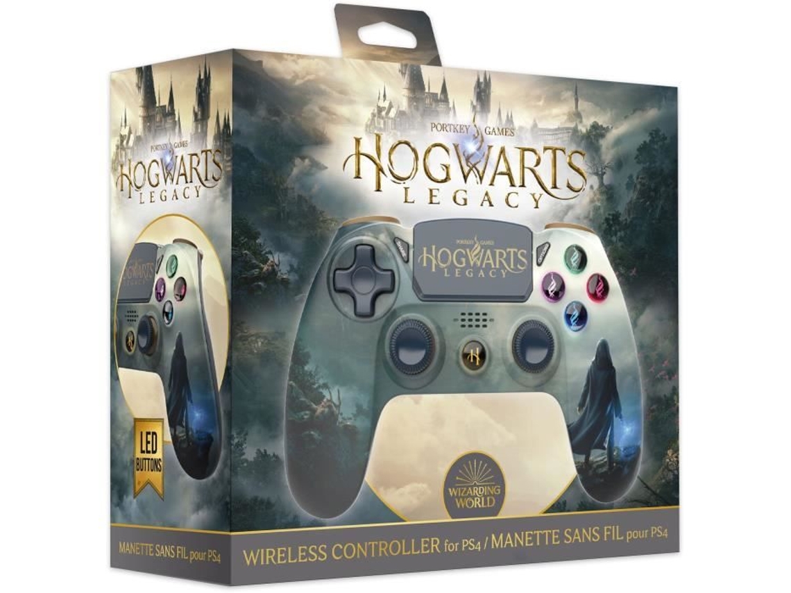 Comando Wireless Ps4 Harry Potter Jack Socket Botões Iluminados Hogwarts Legacy Landscape ...