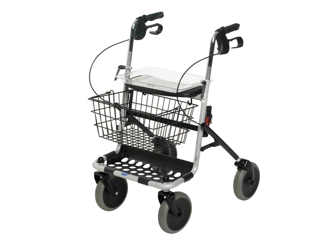 Andarilho Rollator Para Caminhar INVACARE Dobrável Com Assento Travões ...
