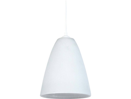 Candeeiro de Suspensão TOSEL Balle Verre (Branco - E27 - Máx. 40 W ...