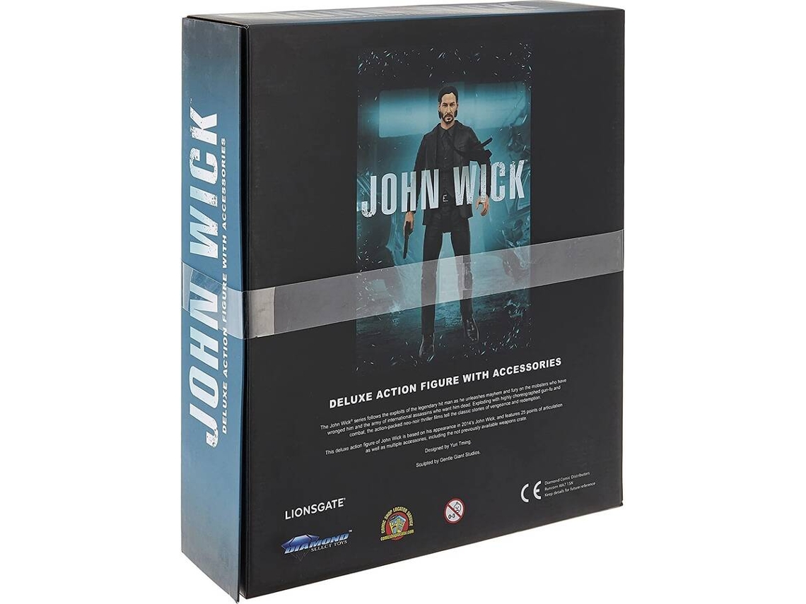 Figura De Ação DIAMOND SELECT John Wick Box Set luxe Ação Com ...