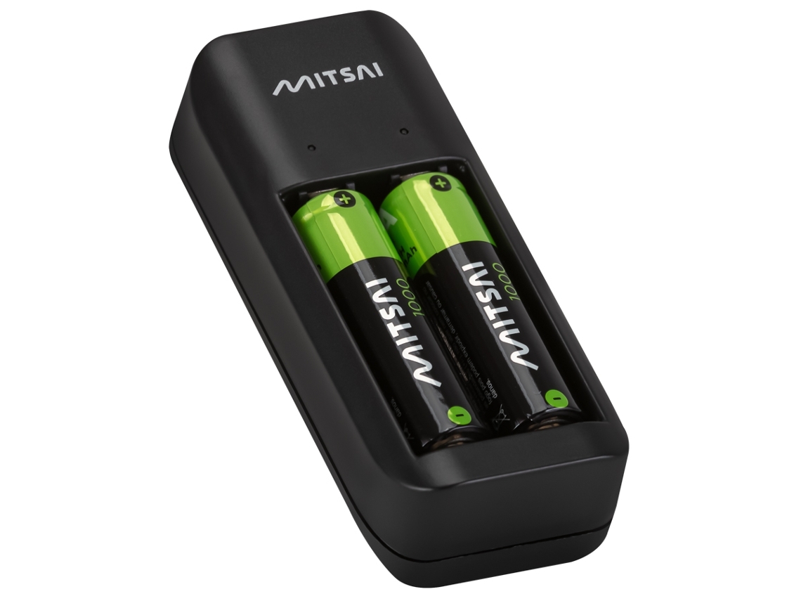 Carregador de Pilhas MITSAI MTCP8607 AA/AAA 2X AA 2100 | Worten.pt