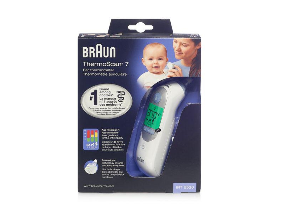 Termómetro Infravermelho Braun Thermoscan 7 de Ouvido | Worten.pt