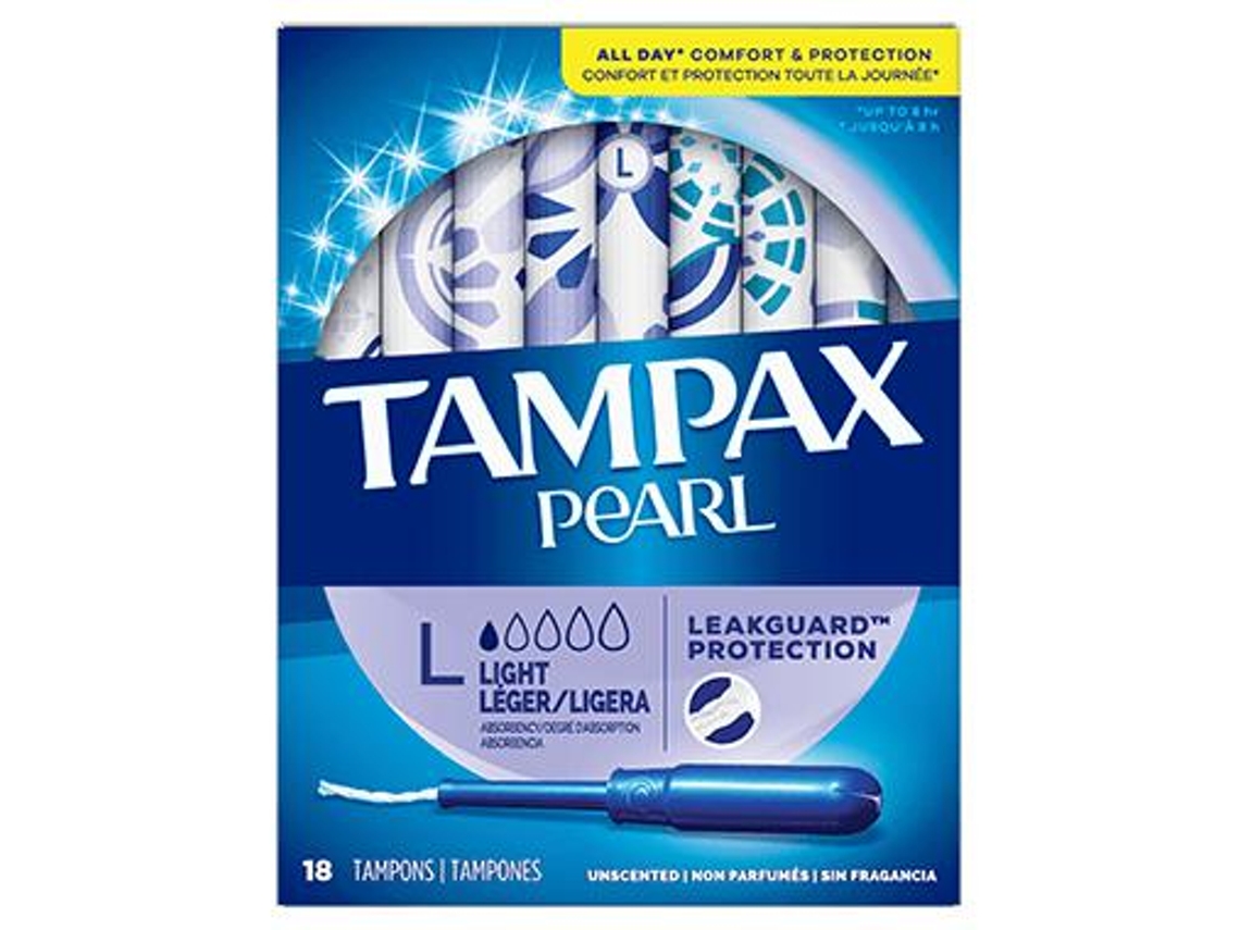 Tampax Pearl Light 18 Unidades Tampão | Worten.pt