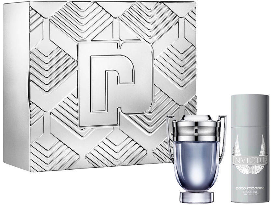 Coffret de Perfume PACO RABANNE Invictus Eau de Toilette (100 ml ...