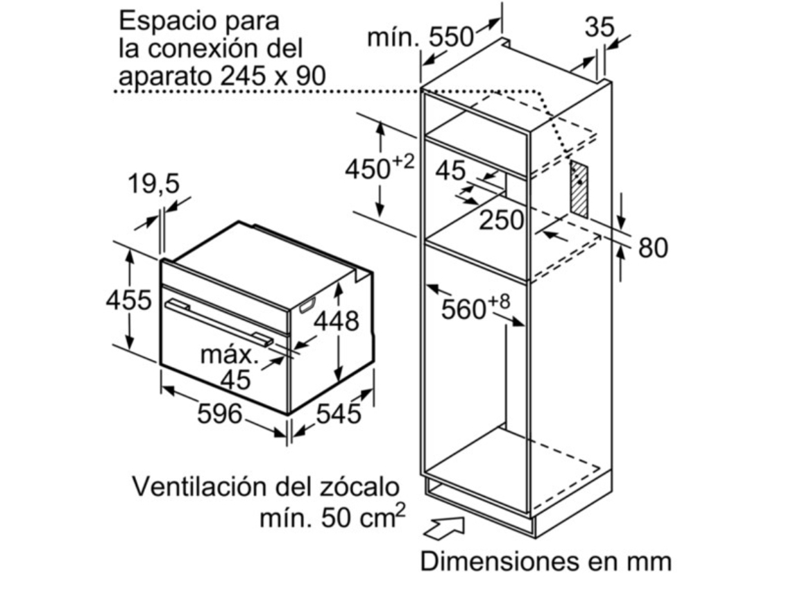 Micro-ondas Encastre NEFF c17ur02n0 (36 L - Preto) | Worten.pt