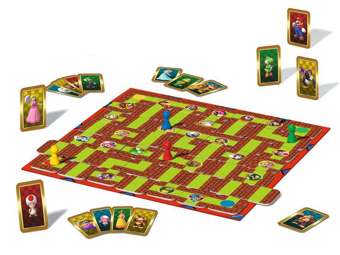 Jogo de Tabuleiro RAVENSBURGUER Super Mario Labyrinth (Idade Mínima: 7 ...