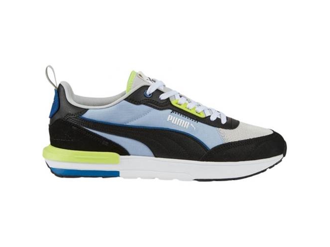 Ténis PUMA R22 Homem (Azul, Creme, Preto - Material Sintético, Tecido ...