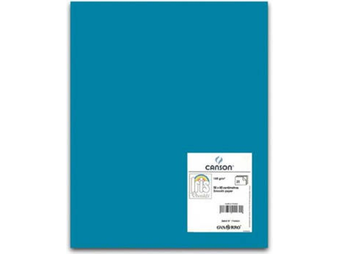 Cartolina CANSON Azul (A4 - 50 Unidades - 185 g/m²) | Worten.pt